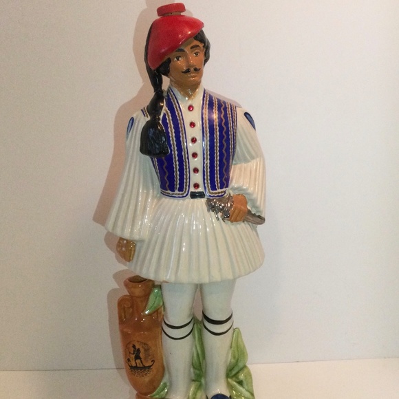 Art | Vintage Cunardo Italian Made Greek Ouzo Metaxa Ceramic Decanter ...